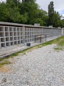 Realizzazione loculi cimitero di Baggio Lombardia | Prefabbricati EL.BA